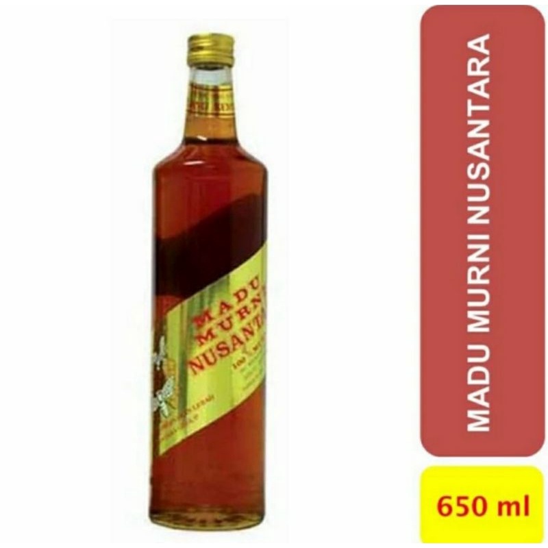 Jual Madu Murni Nusantara kemasan 650 ml Botol | Shopee Indonesia