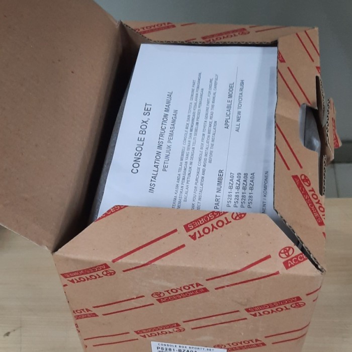 Jual Console Box Sporty Original Toyota New Rush TRD Terios 2018 up ...