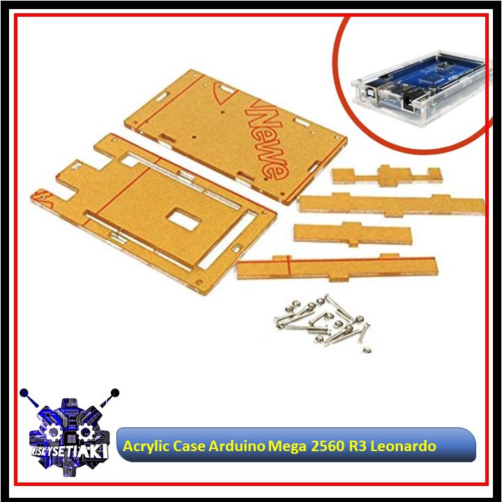 Jual Kotak Akrilik Transparan Arduino Mega 2560 R3 Leonardo Acrylic ...