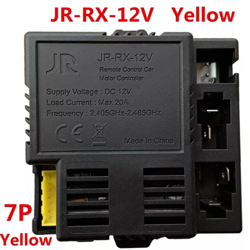 Jual RECEIVER JR-RX-12V 7PIN 20A SOCKET B KUNING MOBILAN AKI JR RX 12V ...