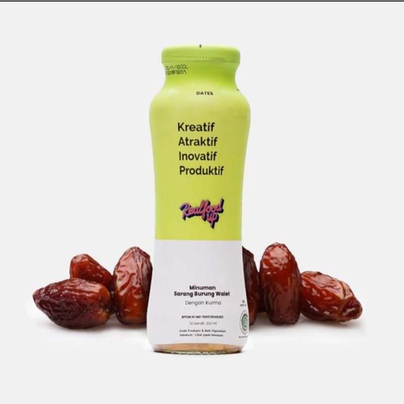 Jual Realfood Up Active Minuman Sarang burung Wallet Dates, Kurma 6 ...