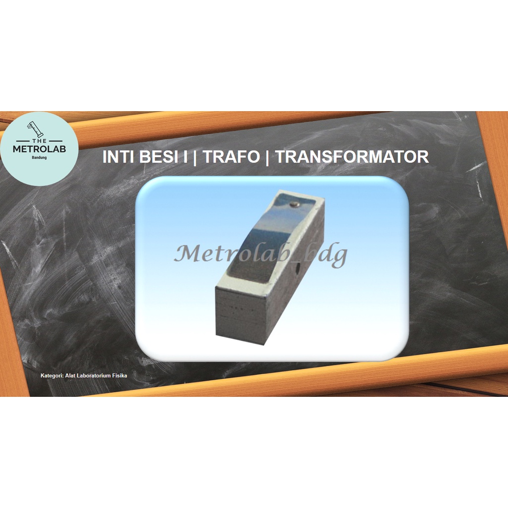 Jual Inti Besi I | I-Core | Percobaan Trafo-Generator-Motor Listrik | uk. 69 x 19 x 19 mm ...