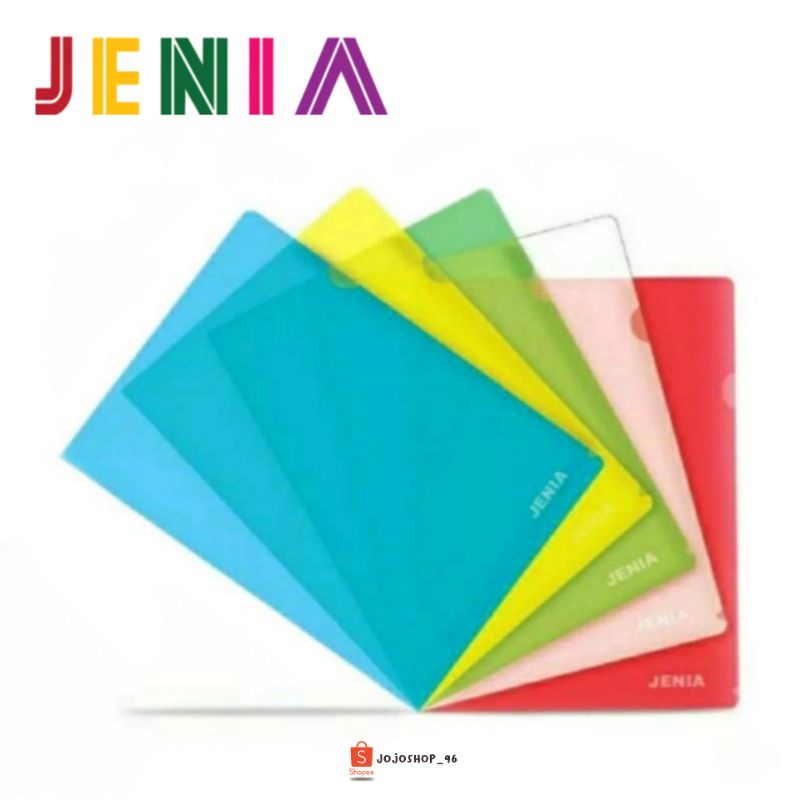 Jual Map Plastik Map L JENIA Polos Warna Ukuran Folio Satuan (1pc ...