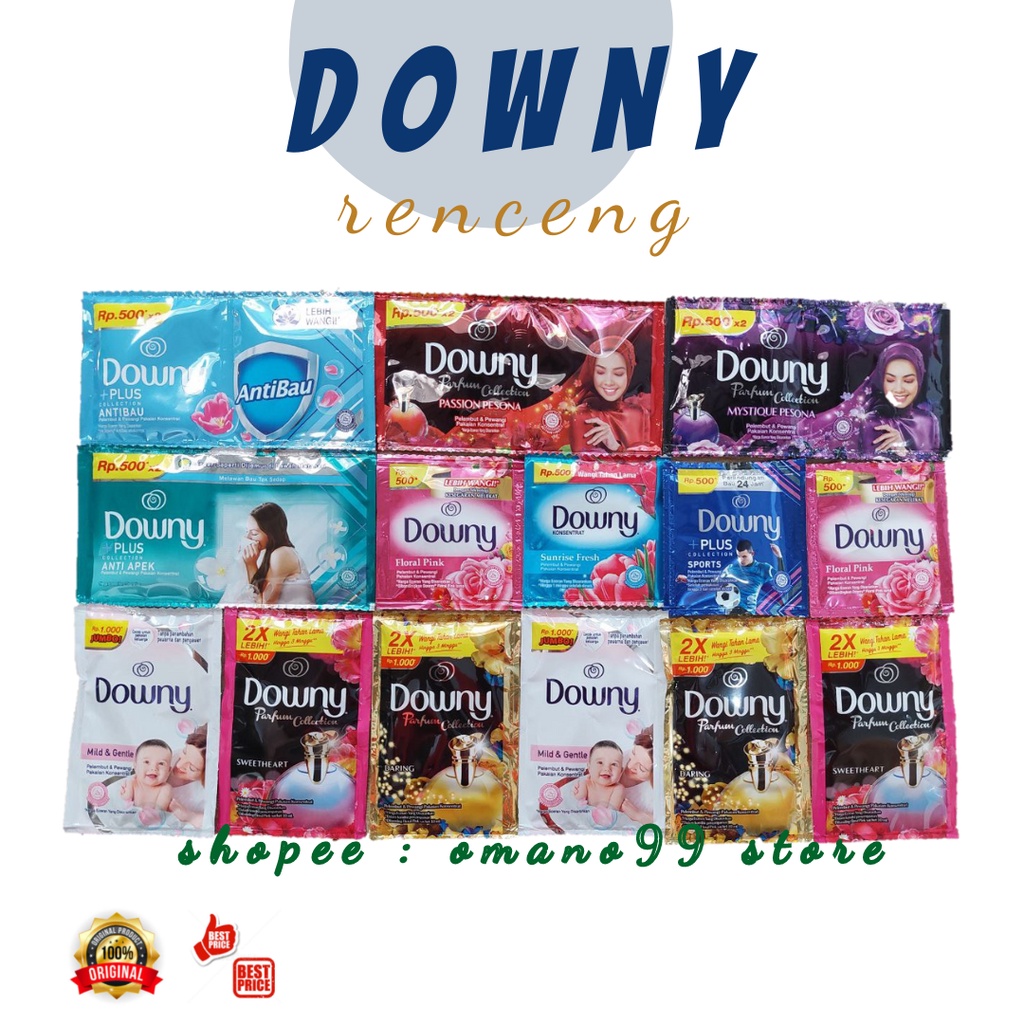 Jual Downy Sachet All Varian | Shopee Indonesia