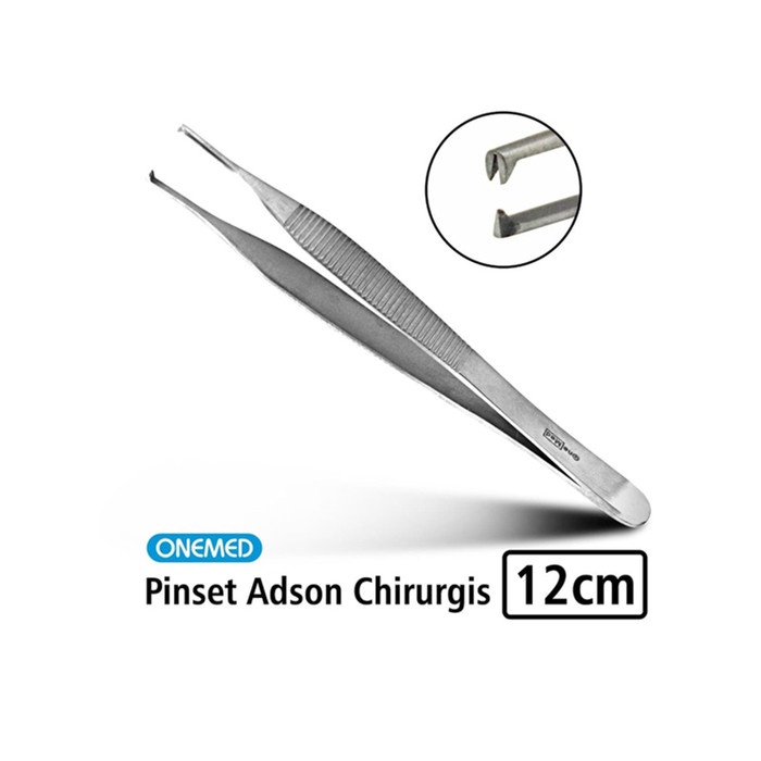 Jual Pinset Chirurgis Stainless Steel / Pinset Anatomi / Pinset Bayonet ...