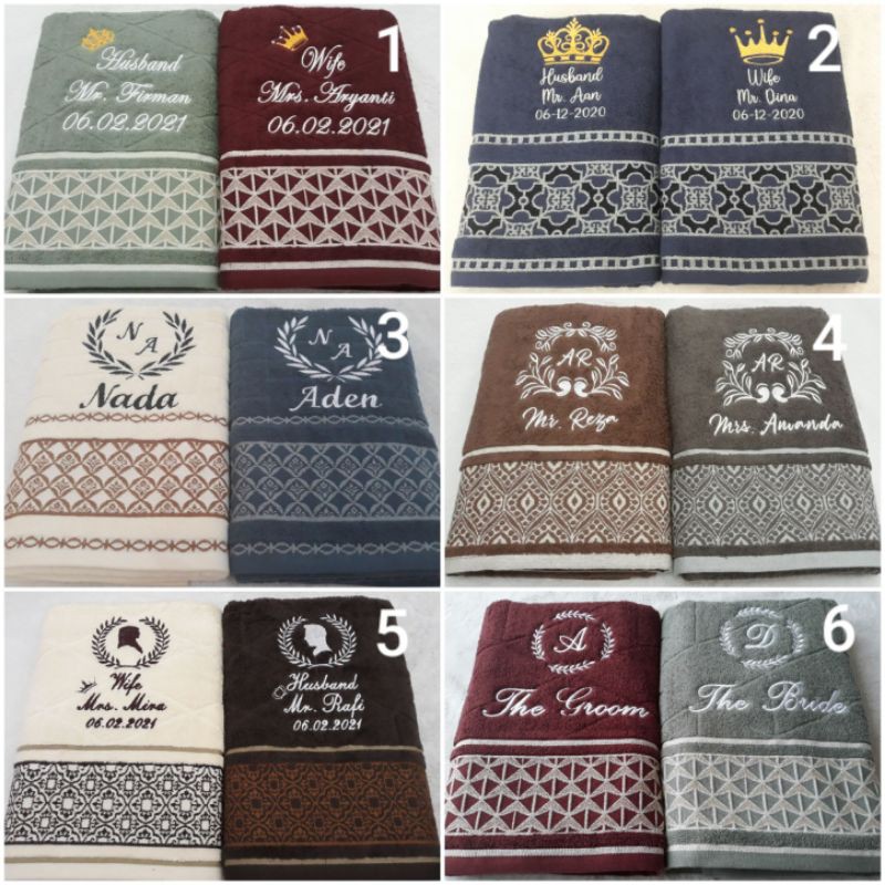 Jual (2 HANDUK) PAKET HEMAT HANDUK DEWASA TERRY PALMER SIGNATURE ...