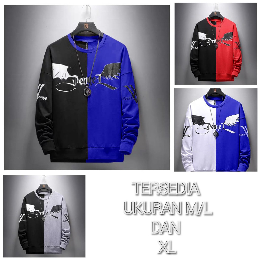 Jual BISA COD / MUKZHOP - BAJU SWEATER DENGER / sweaterkeren ...