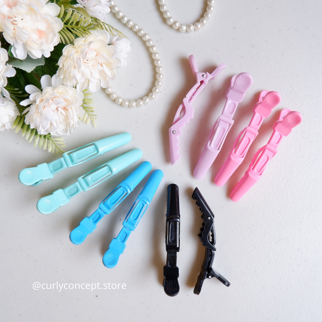 Jual Curly Concept - Alligator Hair Clips for Styling Sectioning ...