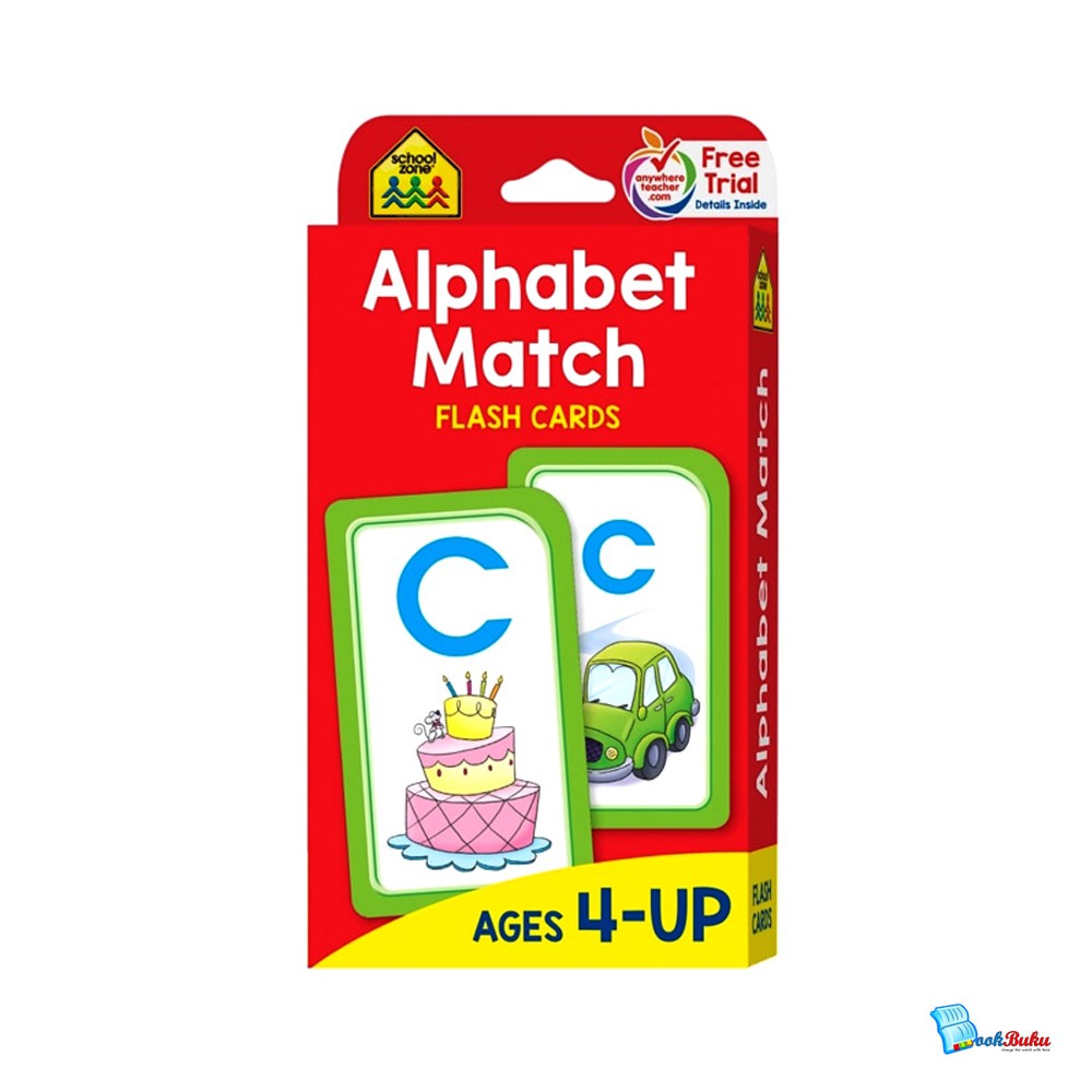 Jual School Zone Alphabet Match Flash Cards (56 Cards) | Shopee Indonesia