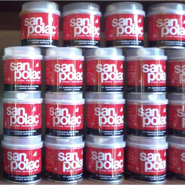 Jual DEMPUL SANPOLAC 250 GR / DEMPUL BESI CAT MOBIL | Shopee Indonesia