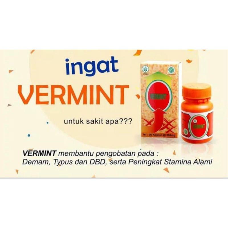 Jual Vermint 30kapsul daya tahan tubuh | Shopee Indonesia