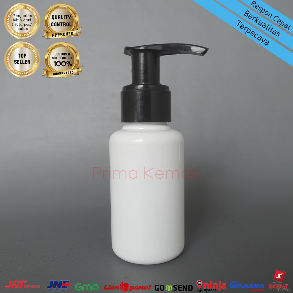 Jual Botol Pump Lotion 70 ml - botol kosmetik 70 ml - botol skincare ...