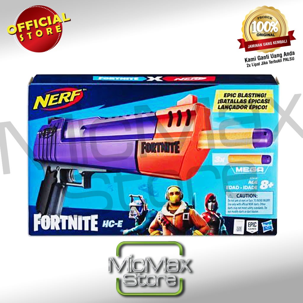 Jual Nerf Fortnite HC-E HCE Mega Blaster Not SPL | Shopee Indonesia