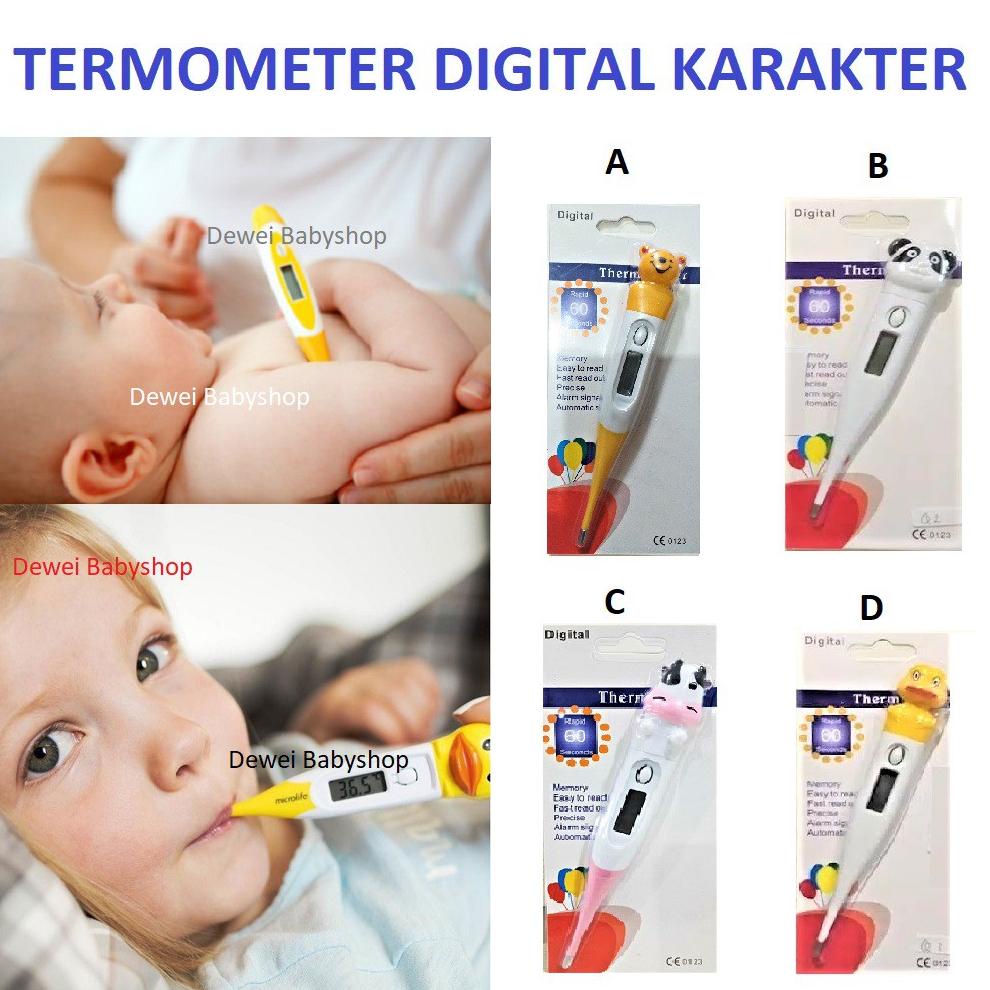 Jual Termometer Karakter Anak ( Thermometer Digital Baby/Alat Pengukur ...