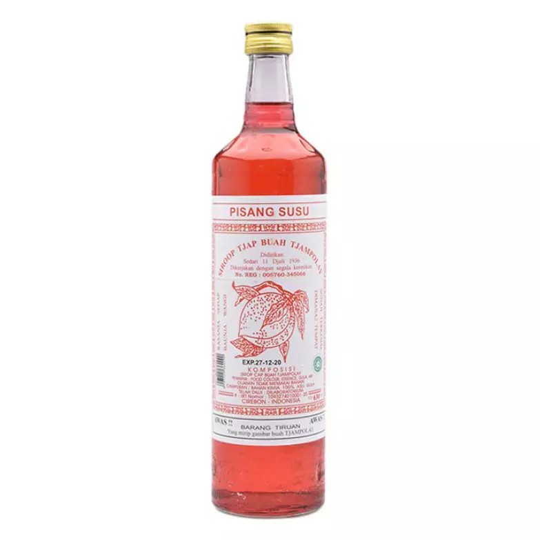 Jual SIRUP PISANG SUSU BUAH TJAMPOLAY BOTOL 630ML | Shopee Indonesia