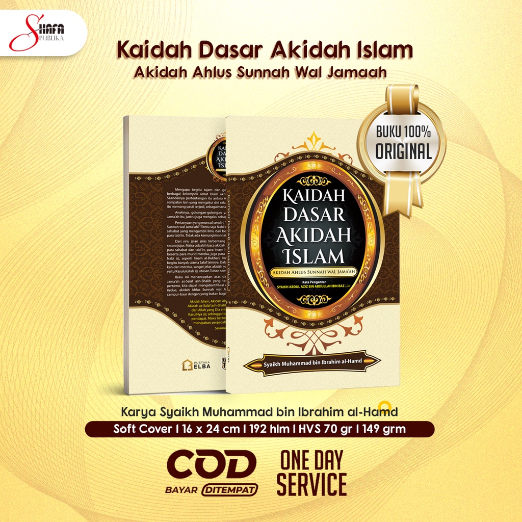Jual Buku Akidah Islam/Kaidah Dasar Akidah Islam/Shafa Publika | Shopee ...