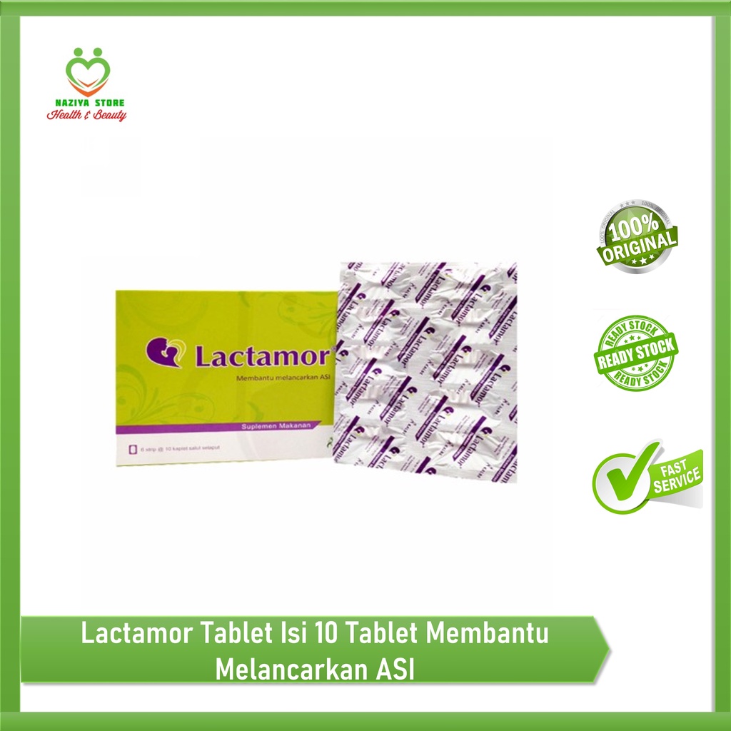 Jual LACTAMOR ASI BOOSTER 100% original 10 KAPLET Pelancar Asi/Suplemen ...