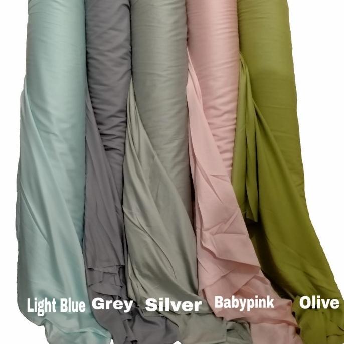 Jual Kain bahan Tencel polos meteran cocok untuk sprei, garden, baju ...