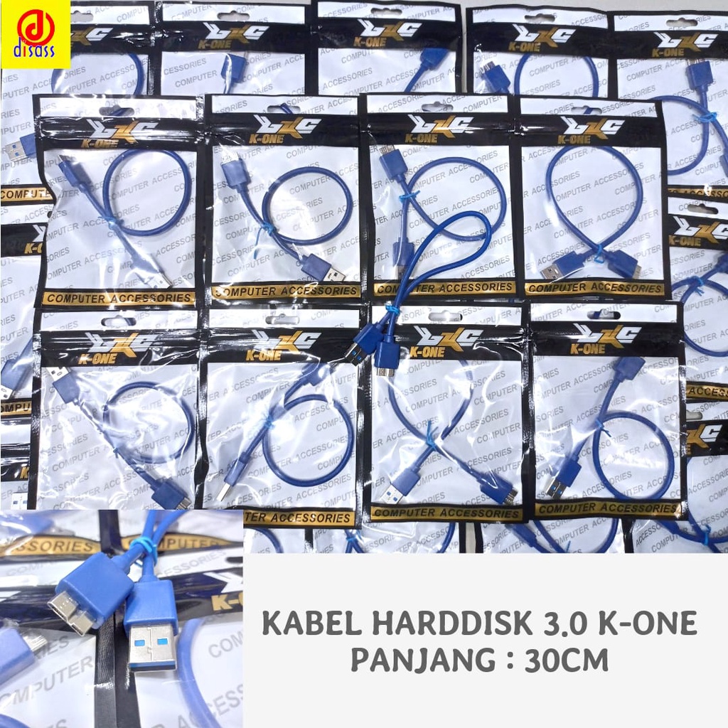 Jual KABEL HARDISK EKSTERNAL USB 3.0 KABEL HDD HARD DISK - DISASS JOGJA ...