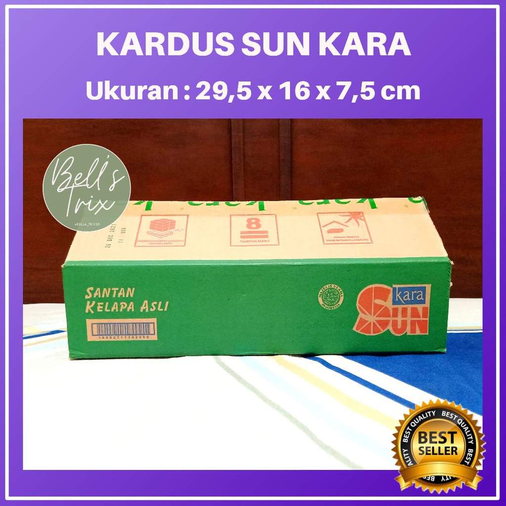 Jual Kardus Bekas SUN Kara 29,5cm x 16cm x 7,5cm Kardus Bekas Kardus ...