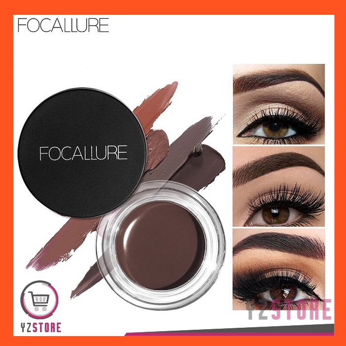 Jual FOCALLURE Eyebrow Cream Gel Waterproof LongLasting Pensil Alis ...