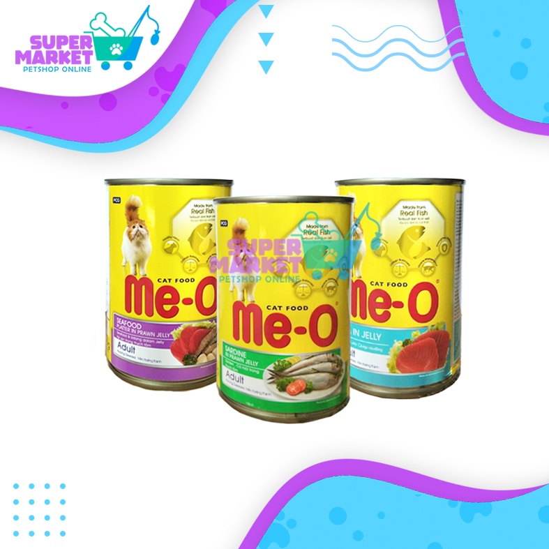 Jual MEO Kaleng Cat Food Adult & Kitten 400gr - Makanan kucing basah ...