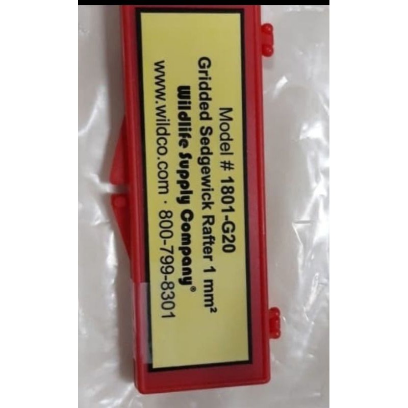 Jual Sedgewick Rafter Gridded Counting Cell WildCo 1801 G20 | Shopee ...