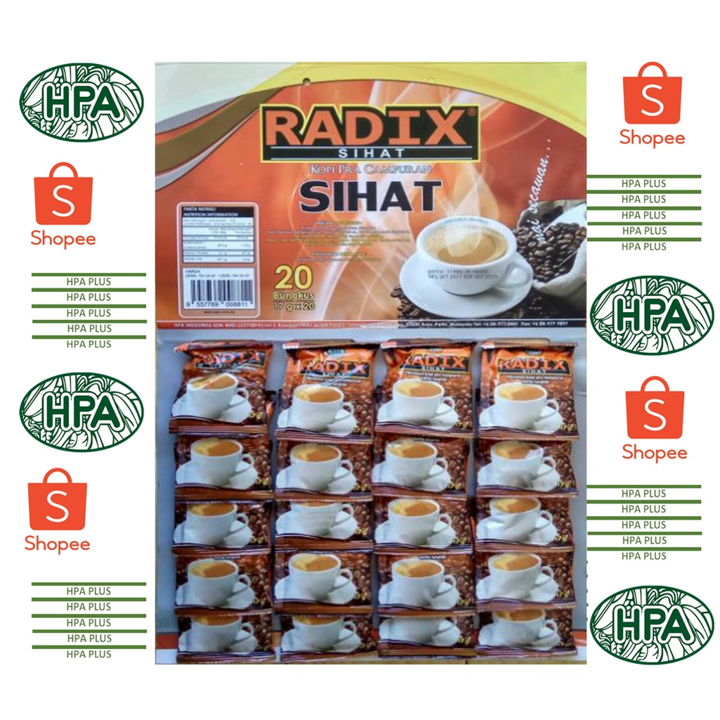 Jual Radix Sihat HPA Malaysia isi 20 Sachet Import 100% dijamin Ori ...