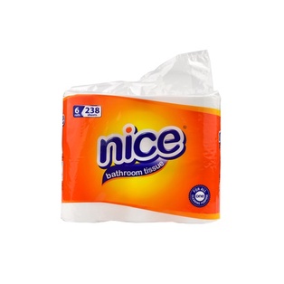 Jual TISU KAMAR MANDI NICE ISI 6 ROLL 2 PLY @ 238'S BATHROOM TOILET ...