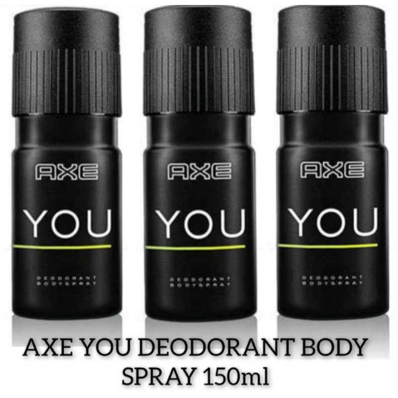 Jual AXE YOU DEODORANT BODYSPRAY 150ml | Shopee Indonesia