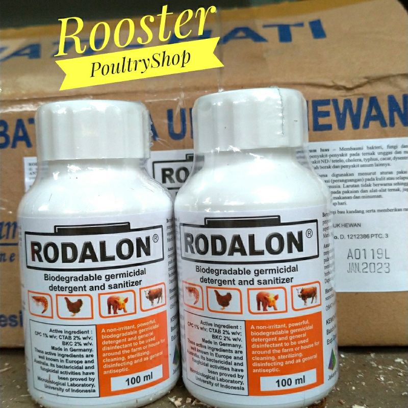 Jual Rodalon Kecil 100 ml Disenfektan Pembasmi Kuman Bakteri Virus Pada ...