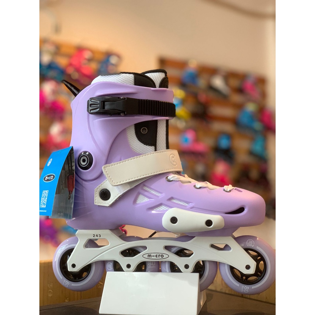 Jual Sepatu Roda Pemula Inline Skate M-cro MT4 Lavender | Shopee Indonesia