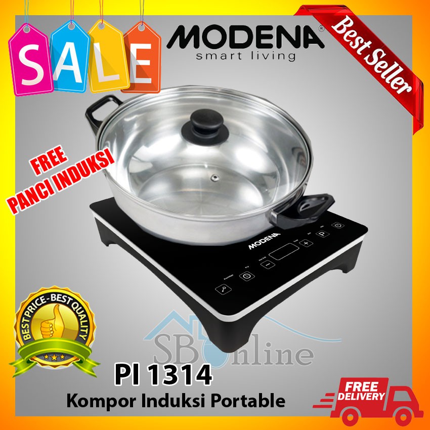 Jual MODENA Portable Induction - PI 1314 | Shopee Indonesia