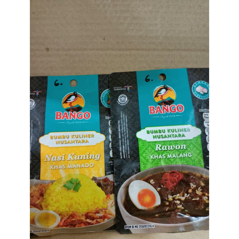 Jual Bango Bumbu Nusantara Nasi Kuning dan Rawon 35 g | Shopee Indonesia