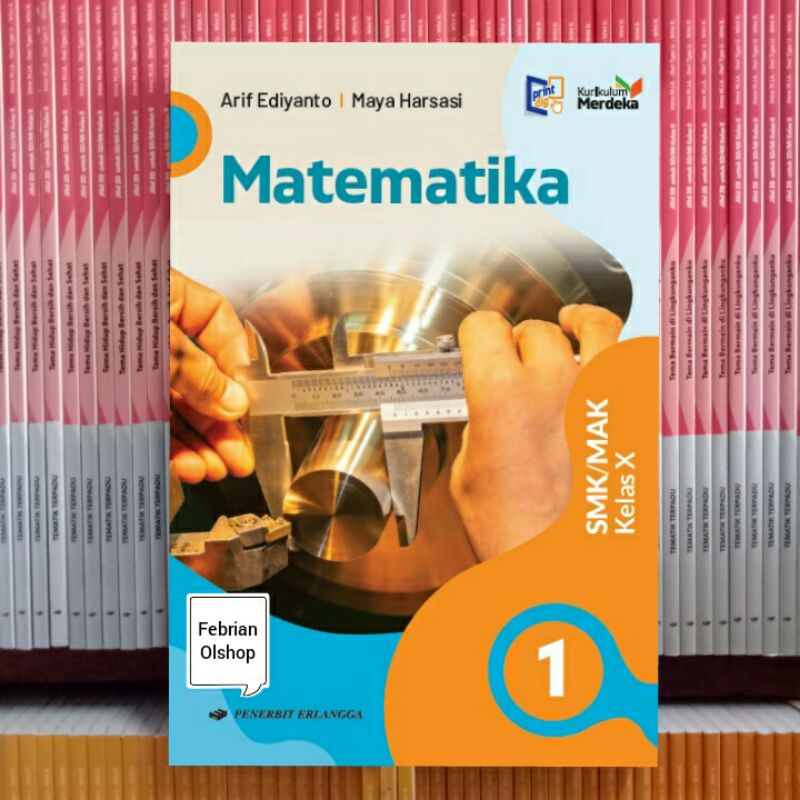 Jual BUKU MATEMATIKA SMK/MAK KELAS 10 (X) KURIKULUM MERDEKA ERLANGGA ...