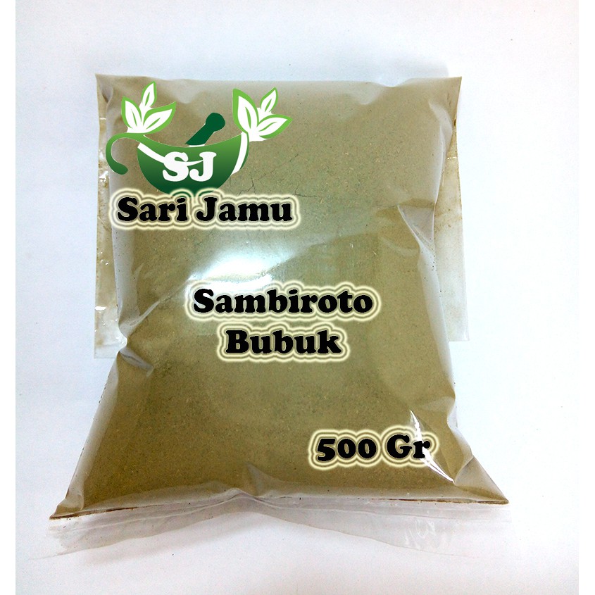 Jual Jamu Herbal Tradisional Sambiroto Bubuk 500 Gr | Shopee Indonesia
