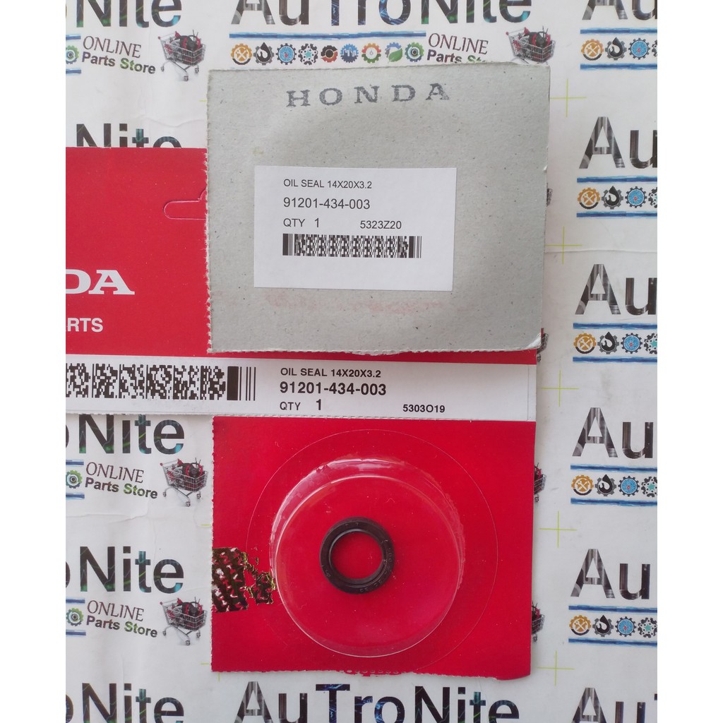 Jual Oil Seal Transmition Final Gear 14x20x3.2 91201-434-003 Ori Honda ...