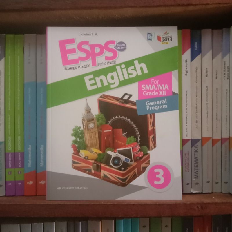 Jual ESPS English General Program SMA Kelas 3/XII K13 Revisi Erlangga | Shopee Indonesia