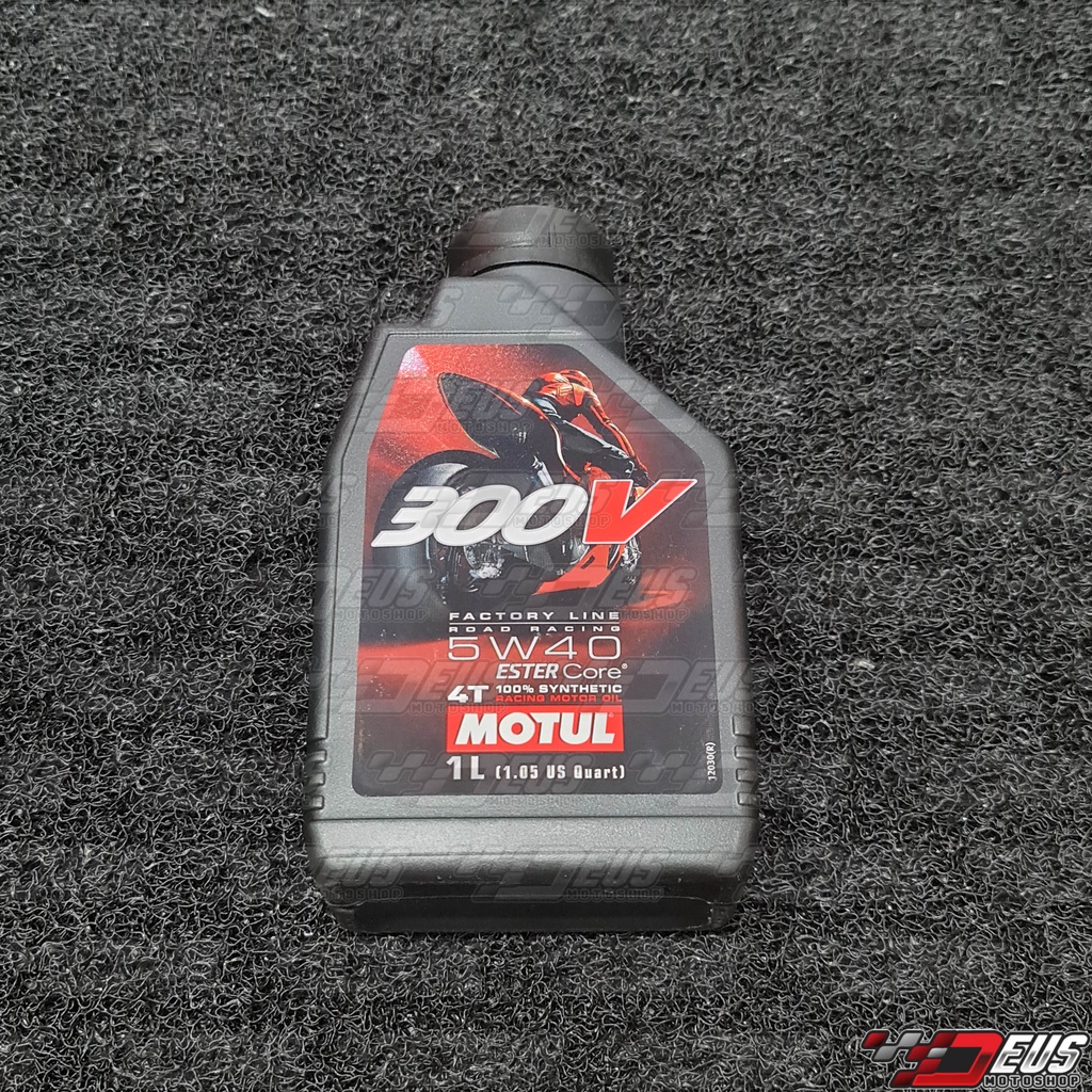 Jual Oli Mesin Motul 300V Factory Line Road Racing 5W40 1L ORIGINAL / Pelumas Motor | Shopee ...