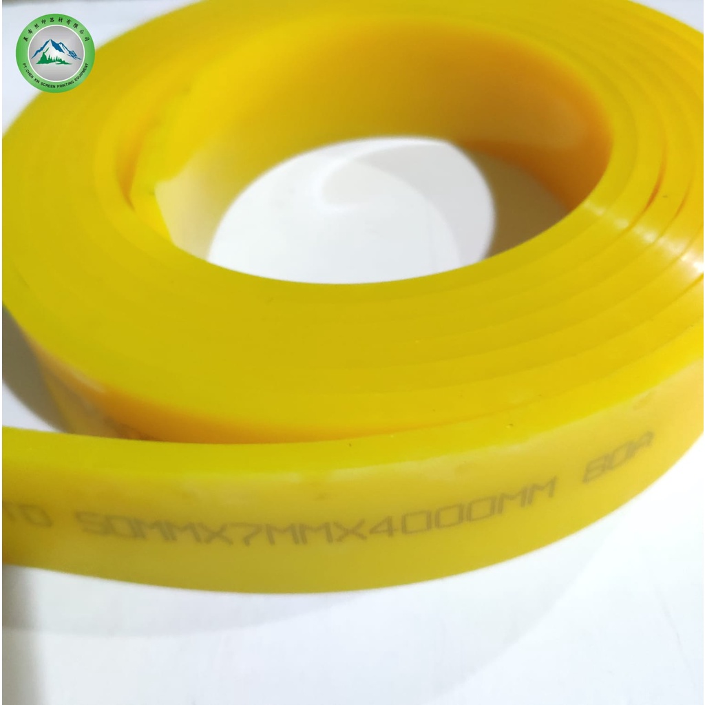 Jual 1 Roll (4 Meter ) Rakel Sablon Kuning Kotak 7MMX50MM 80A | Shopee ...