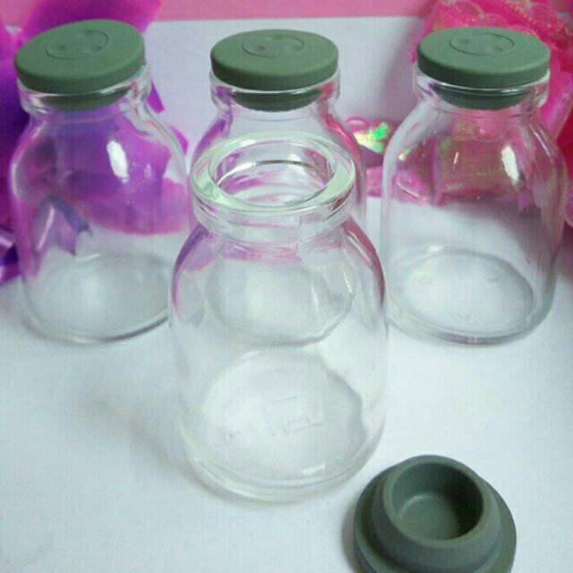Jual Botol Kaca Asi Baru Botol Asi New Botol Kaca Clear Botol Vial Mini ...