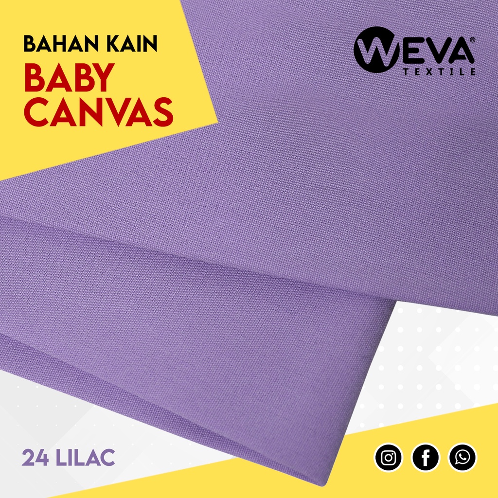 Jual Bahan Kain Baby Canvas Lilac - Baby Kanvas Polos Weva Textile ...