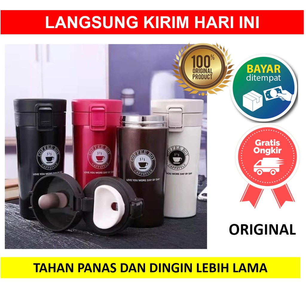 Jual Thermos Termos Kopi Coffee Tahan Panas Dingin Stainless Travel Mug ...