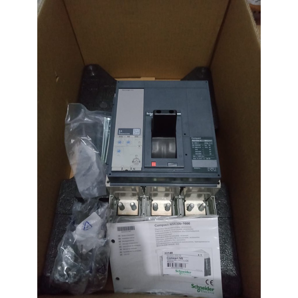Jual MCCB Schneider NS1000N 3P 1000A (Manual Operated) 50KA | Shopee Indonesia