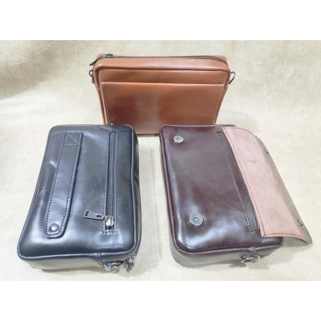 Jual Handbag kulit sapi asli pria dan wanita bisa multifungsi | Shopee ...