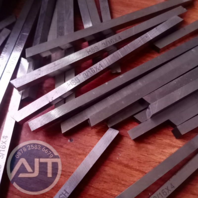 Jual PAHAT BUBUT 3/16 X 4 INCH MATA PISAU BUBUT HSS SQUARE TOOL MATA ...