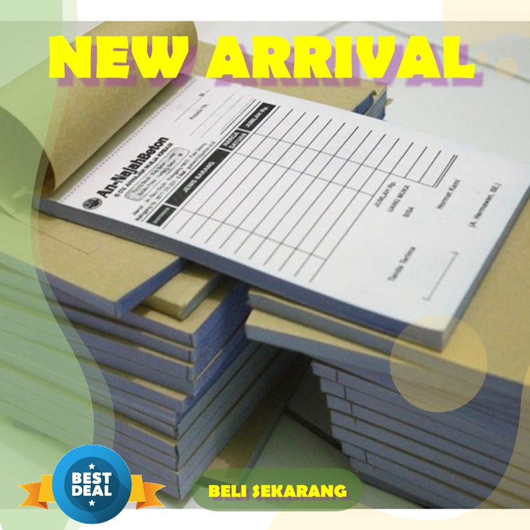 Jual Cetak Nota/Nota Custom/Nota Kontan/Nota Olshop/Nota Murah 5Ply ...