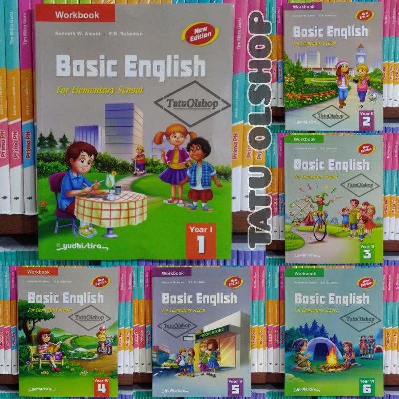 Jual Buku Workbook Basic English SD Kelas 1 2 3 4 5 6 New Edition ...