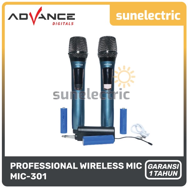 Jual Advance Microphone Besi Wireless MIC-301 Professional Mic Wireless ... Jual Advance Microphone Besi Wireless MIC-301 Professional Mic Wireless ...