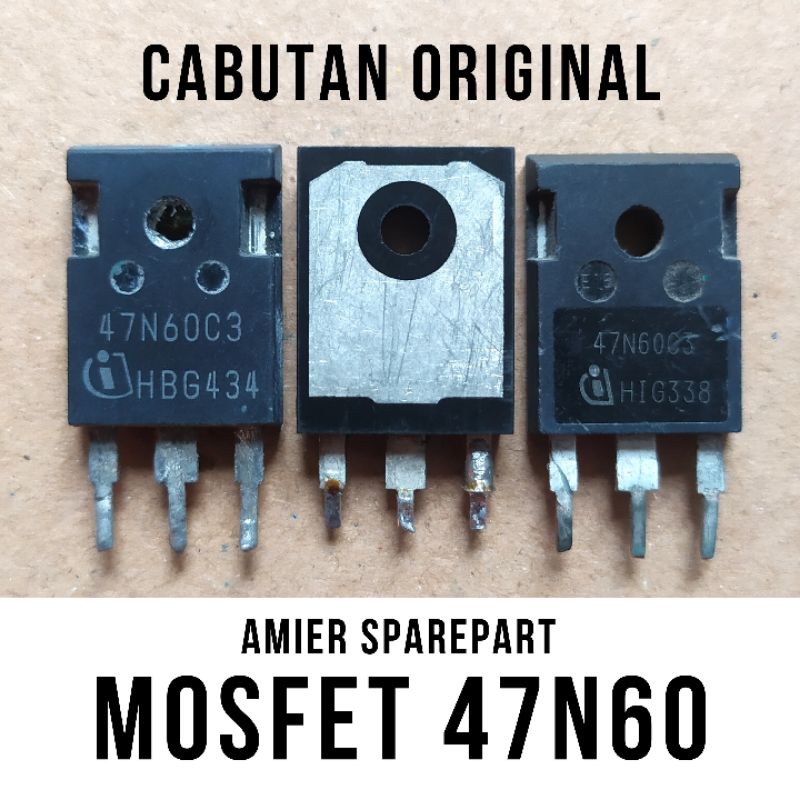 Jual MOSFET 47N60 ORIGINAL 47N60C3 47A 600V | Shopee Indonesia